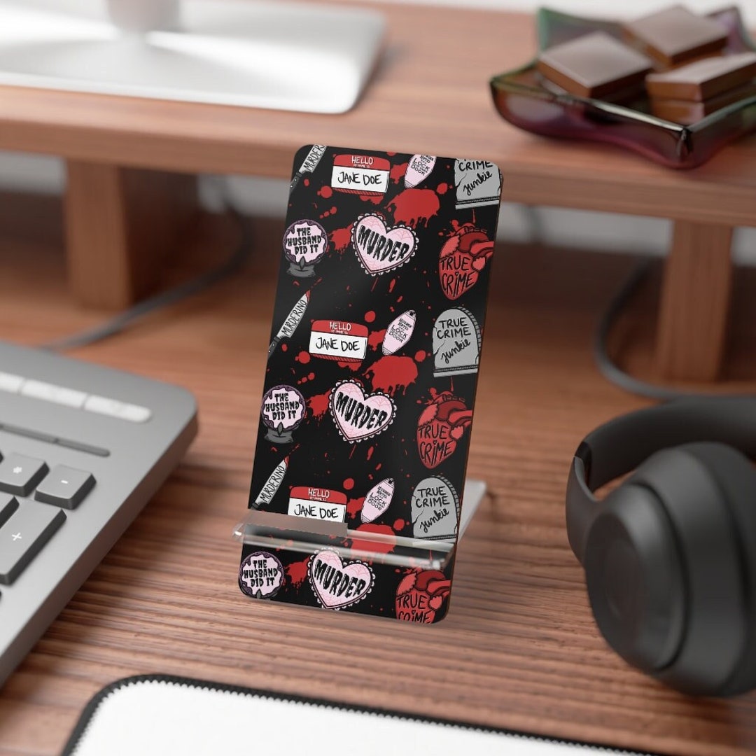 True Crime Junkie Mobile Display Stand for Smartphones, Murder Podcast ...