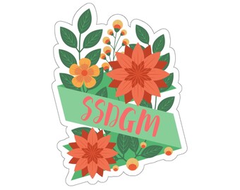 SSDGM Car Decal Large MFM My Favorite Murder Laptop Decal - Etsy