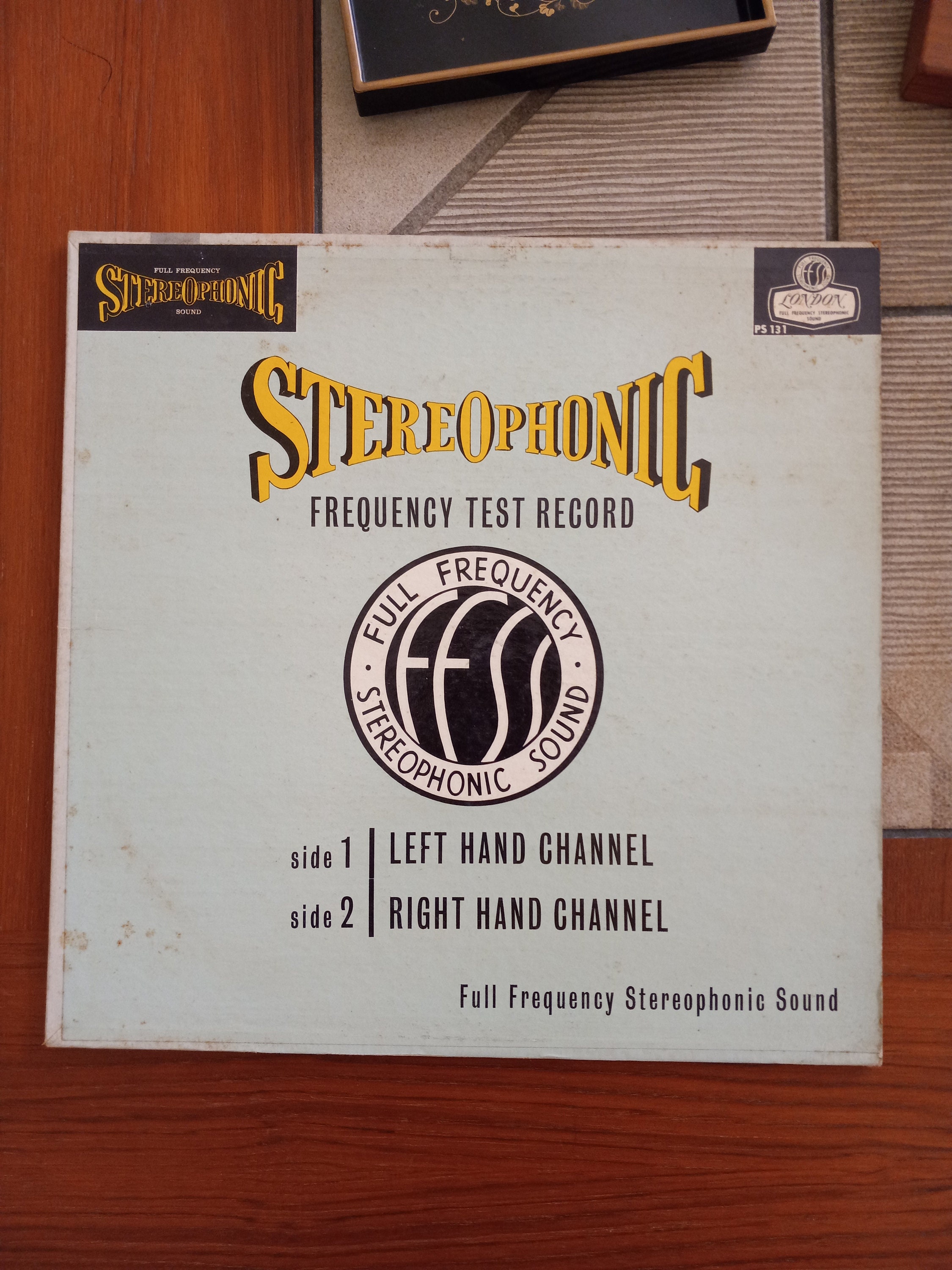 Stereophonic Frequency Test Record London Ffss Rare LP Test Record - Etsy