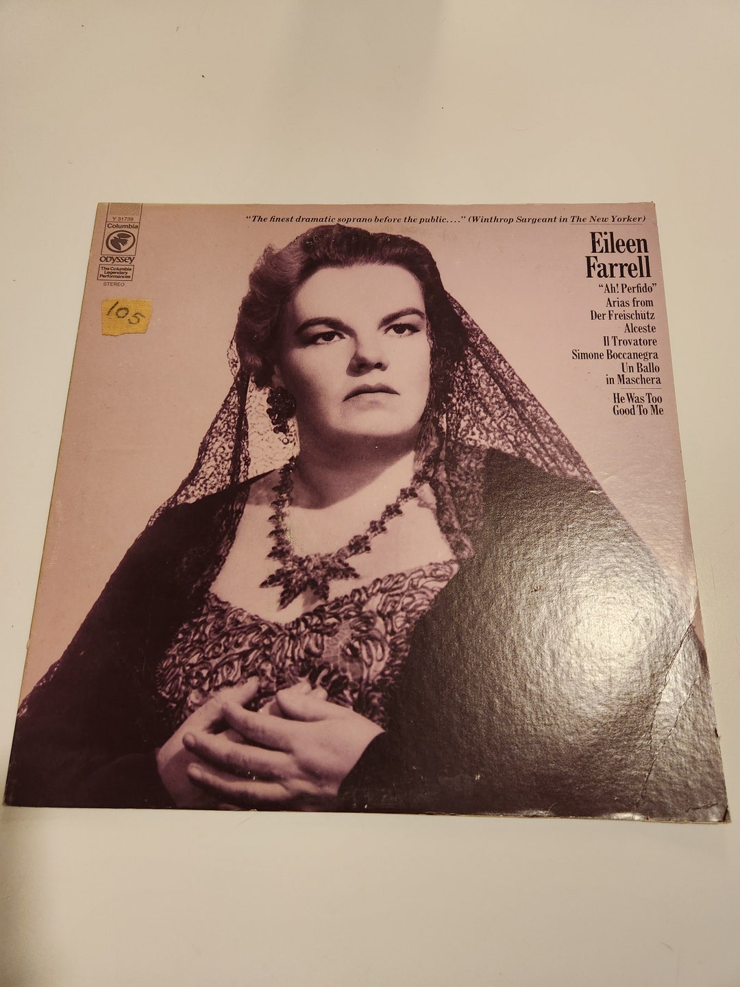 Eileen Farrell, LP, Odyssey, Vinyl Record - Etsy