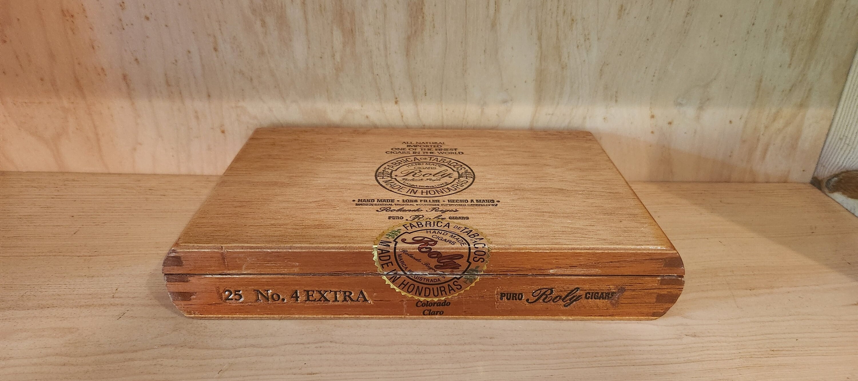 Travel Cigar Humidor Empty Cigar Box Roly Honduras - Etsy