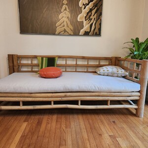 Handmade Bamboo Daybed, a Sanctuary of Tranquility Created With Skilled ...