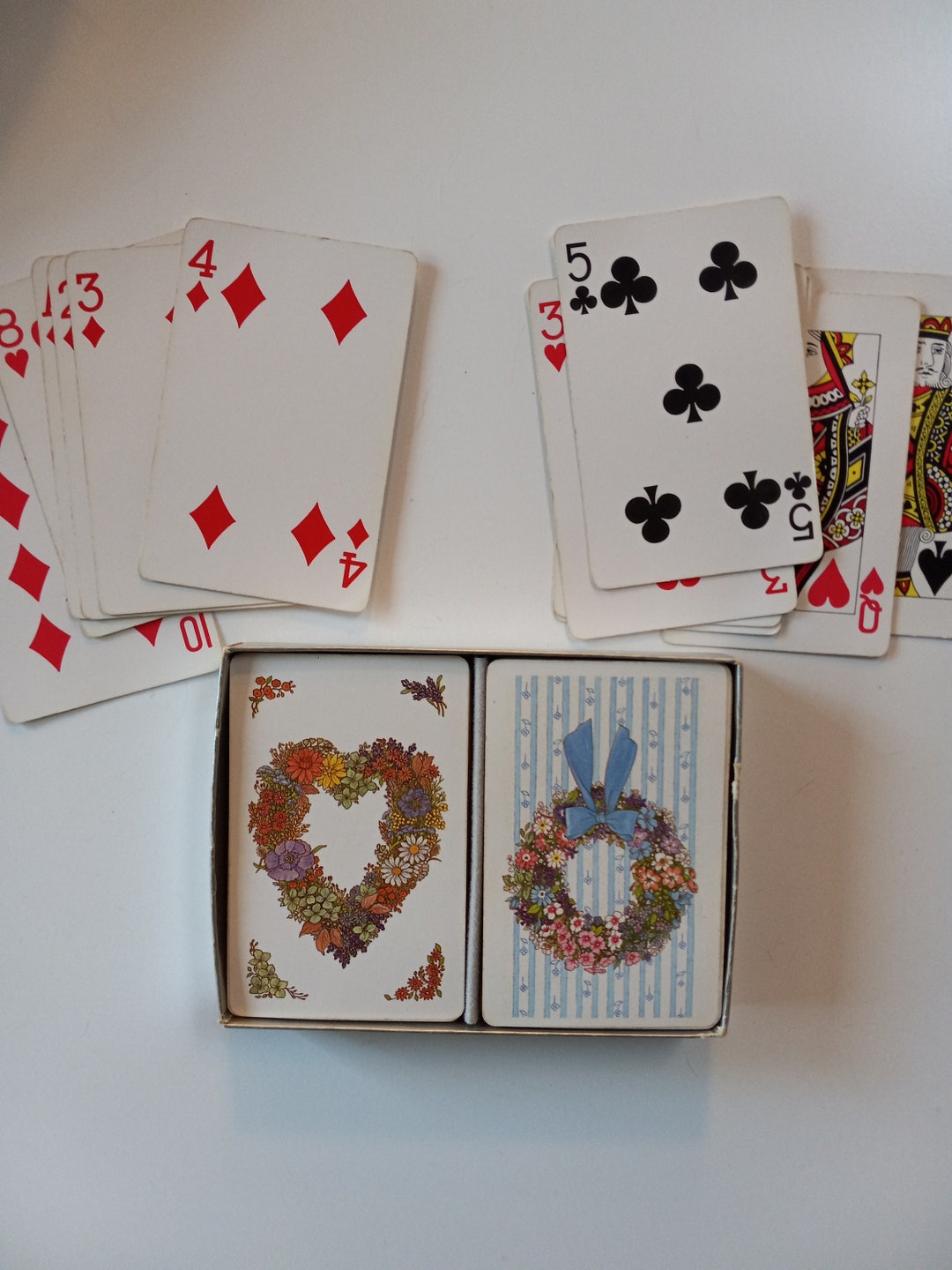 Set of 2 Vintage Playing Cards the Cape Short Lane Paper - Etsy
