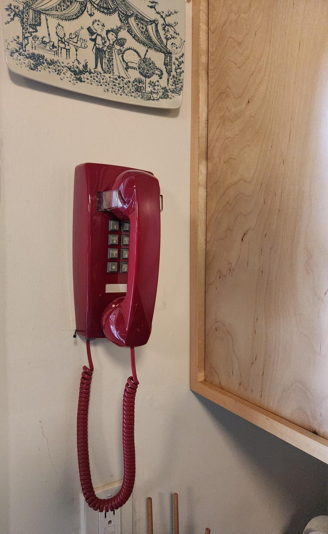 Vintage Red Cortelco Wall Phone – 1980s Retro Must-have - Etsy