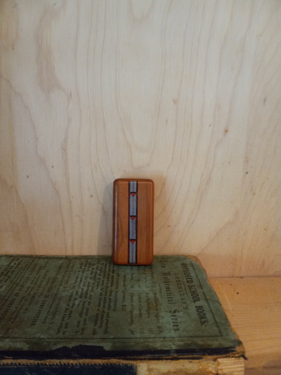 Secret Jewelry Box Vintage Small Hand Made Art Work Walnut - Etsy