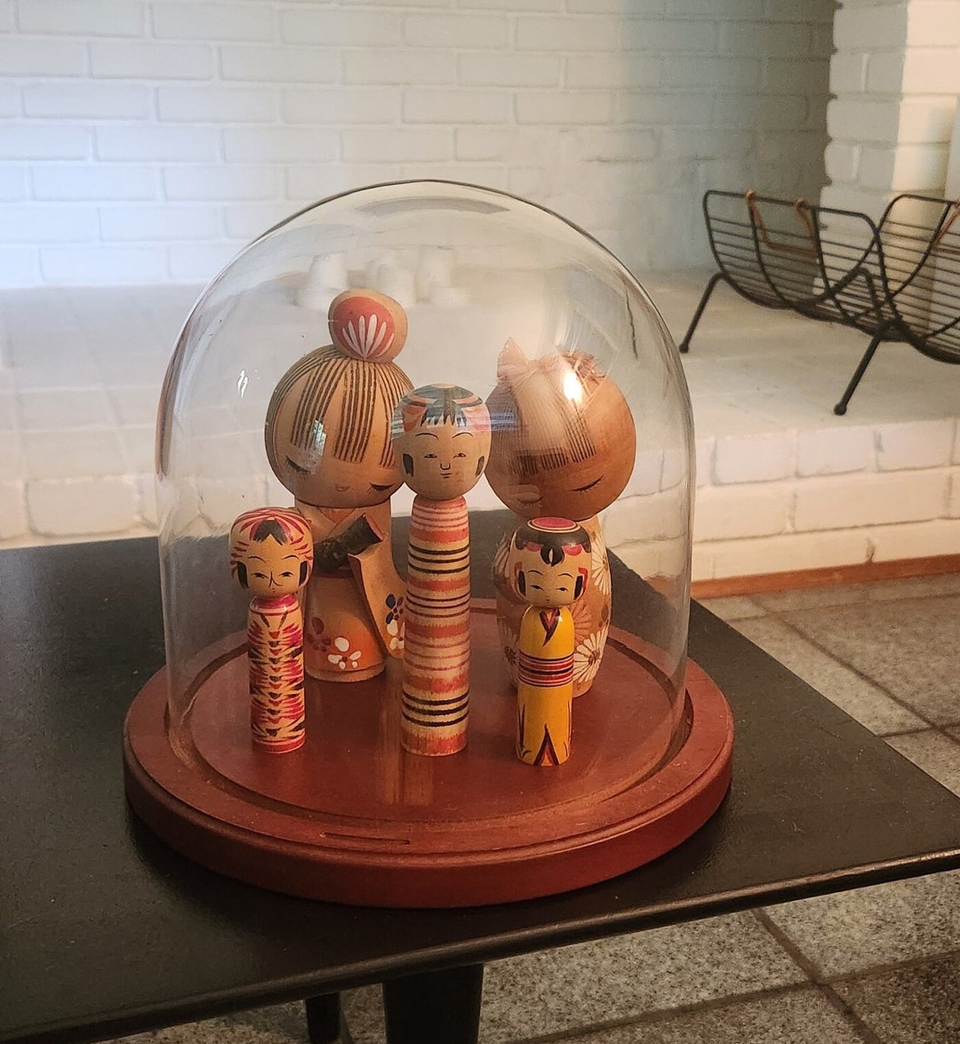 Vintage Curiosity Display Glass Dome With a Wood Base. Perfect for ...