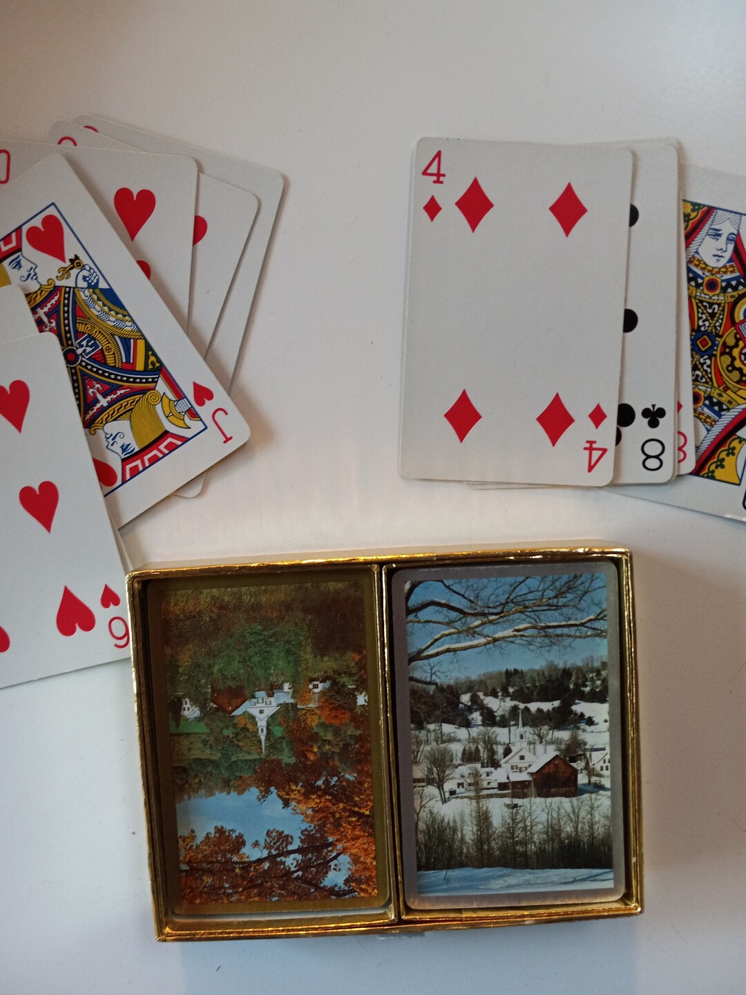 Vintage Congress Playing Cards Set of 2 - Etsy