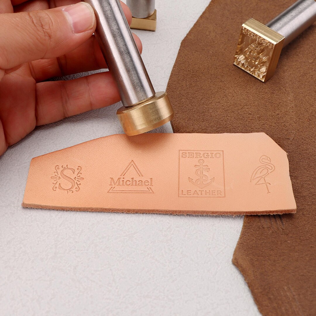 Leather Embossing Tools and Custom Stamps, Unique Cold Press Stamp for ...