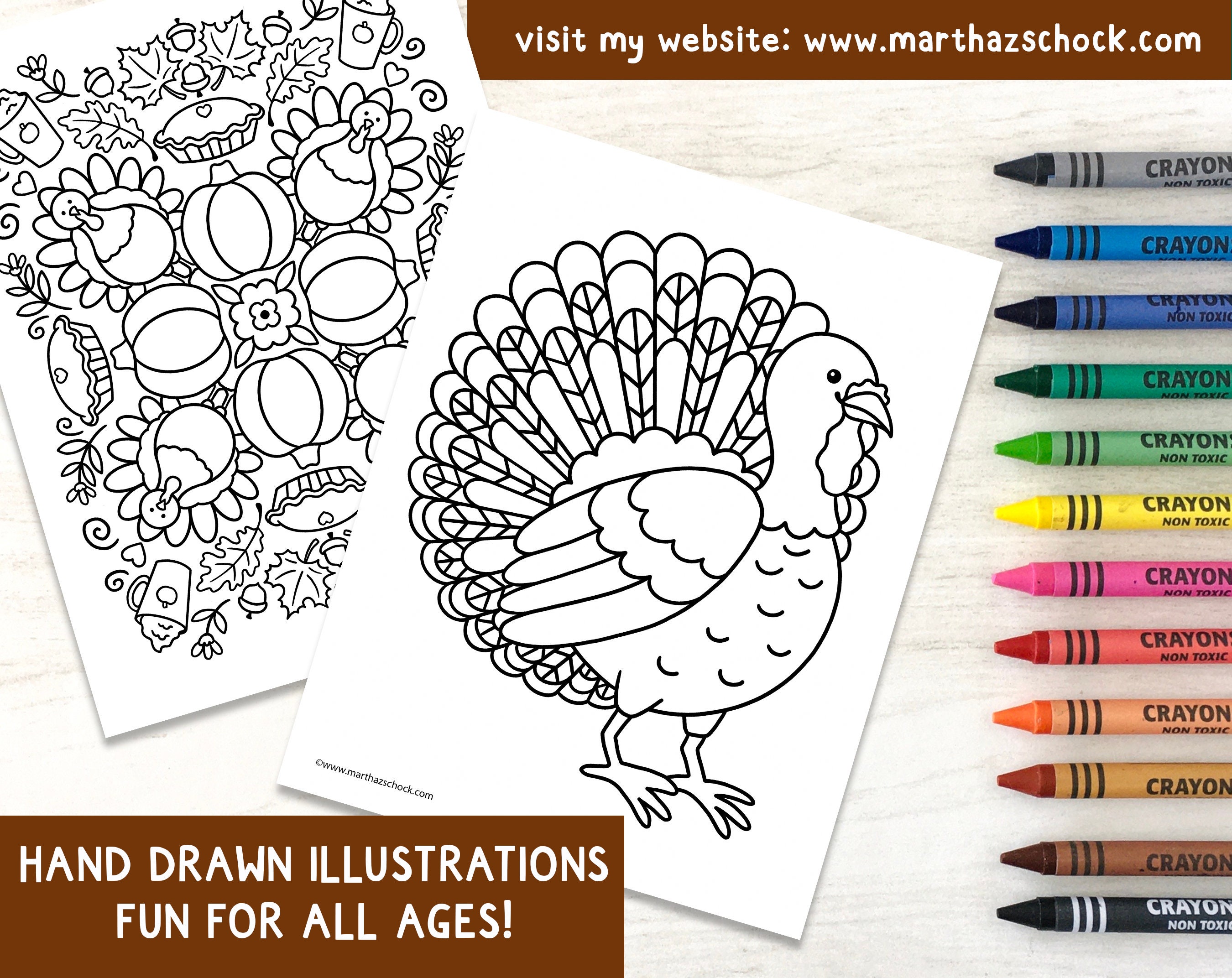 Thanksgiving Coloring Pages, Kids Thanksgiving Coloring Pages, Fall ...