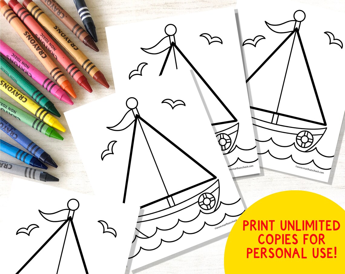 Shapes Coloring Pages: 25 Printable Basic Shape Illustrations (PDF ...