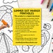 Summer Dot Marker Coloring Pages: Fine Motor Activity (PDF) - Etsy