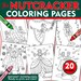 Nutcracker Ballet Coloring Pages: 20 Printable Christmas Holiday Sheets ...