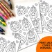 Pumpkin Coloring Pages: Fall Harvest Activity (PDF Download) - Etsy
