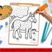 Farm Animals Dot Marker Coloring Pages: Fine Motor Skills (PDF) - Etsy