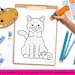 Pets Dot Marker Printable Coloring Pages, Pet Do a Dot Activity Pages ...