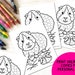 Pets Dot Marker Printable Coloring Pages, Pet Do a Dot Activity Pages ...
