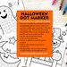 Halloween Dot Marker Coloring Pages: Fine Motor Activity (PDF) - Etsy