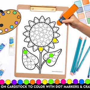 Fall Dot Marker Activity: Fine Motor Coloring Pages (PDF Download) - Etsy