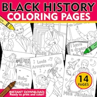 Malcolm X Black History Month Coloring Sheet - Etsy