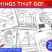 Transportation Coloring Pages, Things That Go Coloring Pages ...