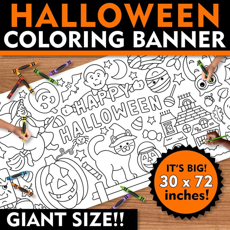Colouring Poster - Etsy
