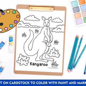 Australian Animals Coloring Pages: 15 Printable Designs (PDF) - Etsy