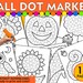 Fall Dot Marker Activity: Fine Motor Coloring Pages (PDF Download) - Etsy