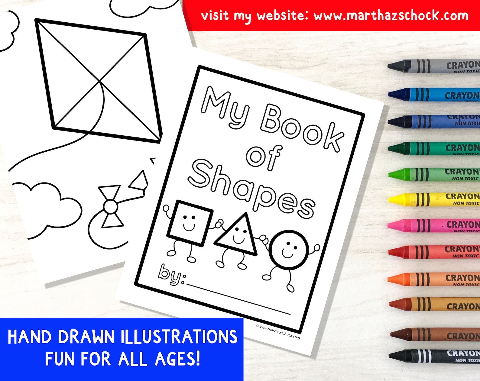 Basic Shape Coloring Pages, Preschool Shapes Coloring Pages, Basic ...