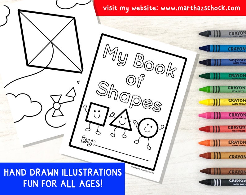 Free Printable Shapes Coloring Pages For Preschool - Printables