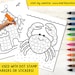 Summer Dot Marker Coloring Pages: Fine Motor Activity (PDF) - Etsy