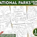 National Parks Coloring Pages: 12 Printable US Parks (PDF Download) - Etsy