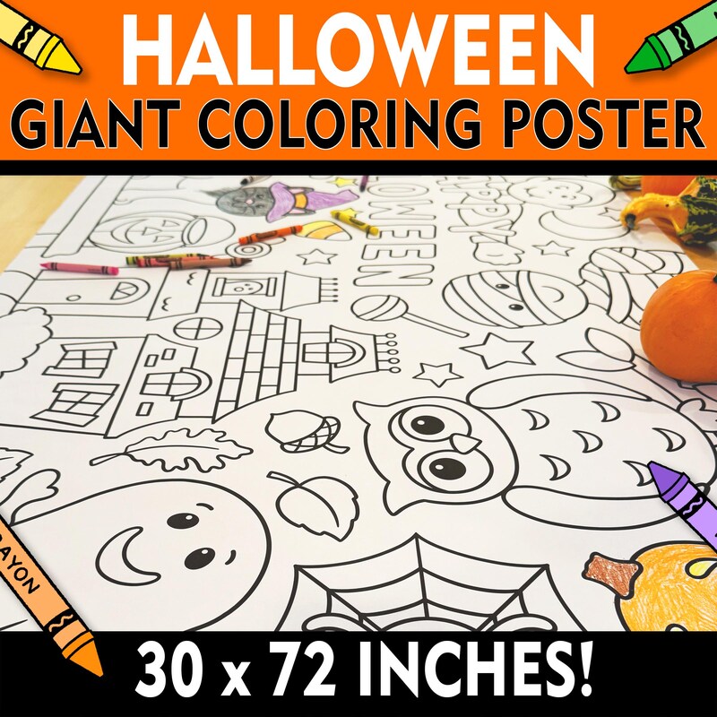 Colouring Poster - Etsy