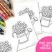 Spring Coloring Pages, Kids Spring Coloring Pages, Spring Coloring ...