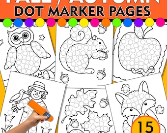 Winter Dot Marker Printable, Winter Do a Dot Activity, Dot Marker Fine ...