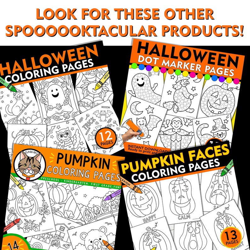Giant Halloween Coloring Banner: Fall Party Table Cover (30”x72”) - Etsy
