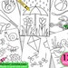 Spring Coloring Pages, Kids Spring Coloring Pages, Spring Coloring ...