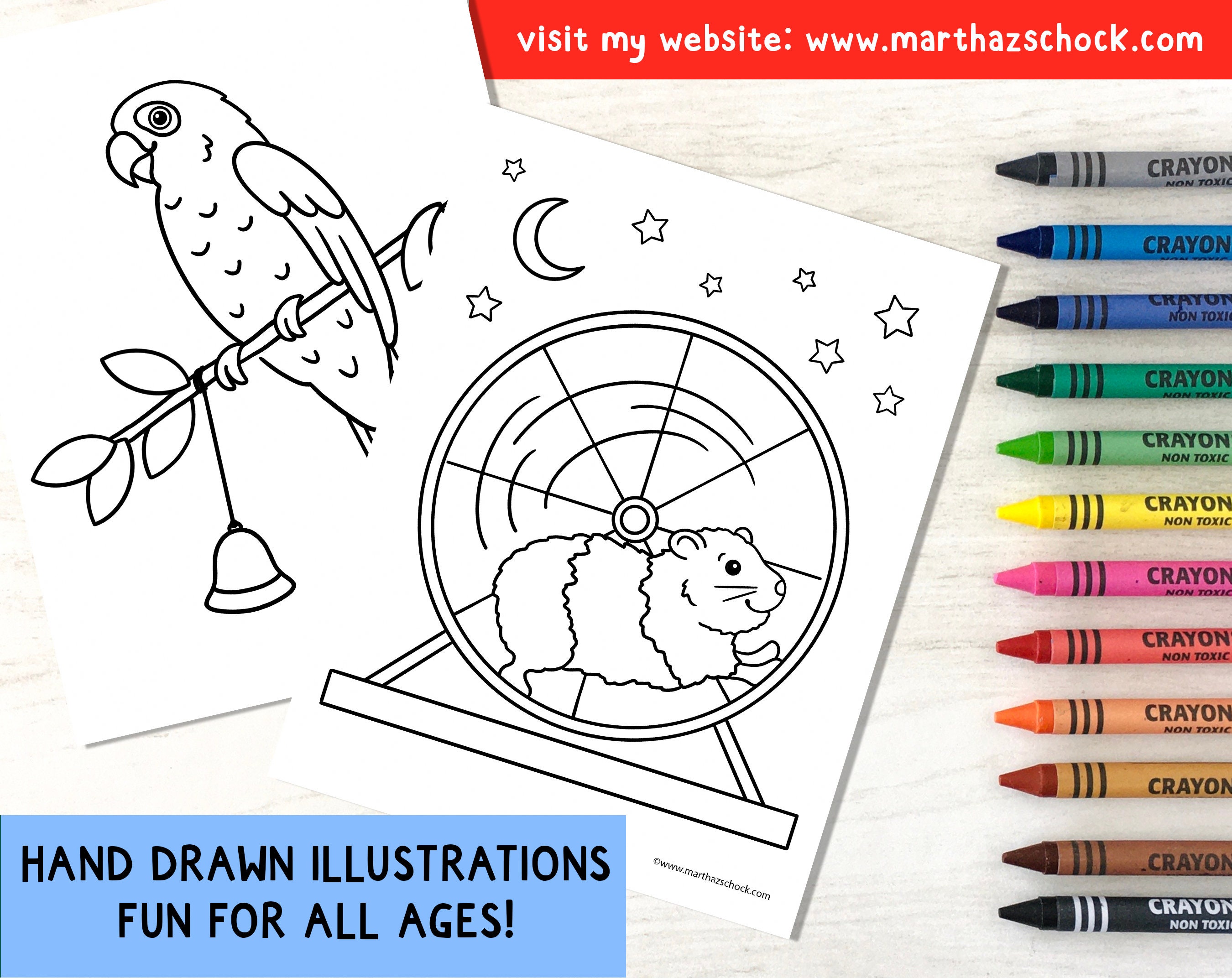 Pets Coloring Pages, Pet Friends Coloring Pages, Favorite Pets Coloring ...