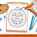 Halloween Dot Marker Coloring Pages: Fine Motor Activity (PDF) - Etsy
