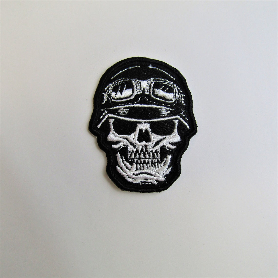 Skull Patches/Biker Patches/ Skull Sew On Patches/ | Etsy