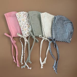 Juniper Stripe Bonnet - Etsy