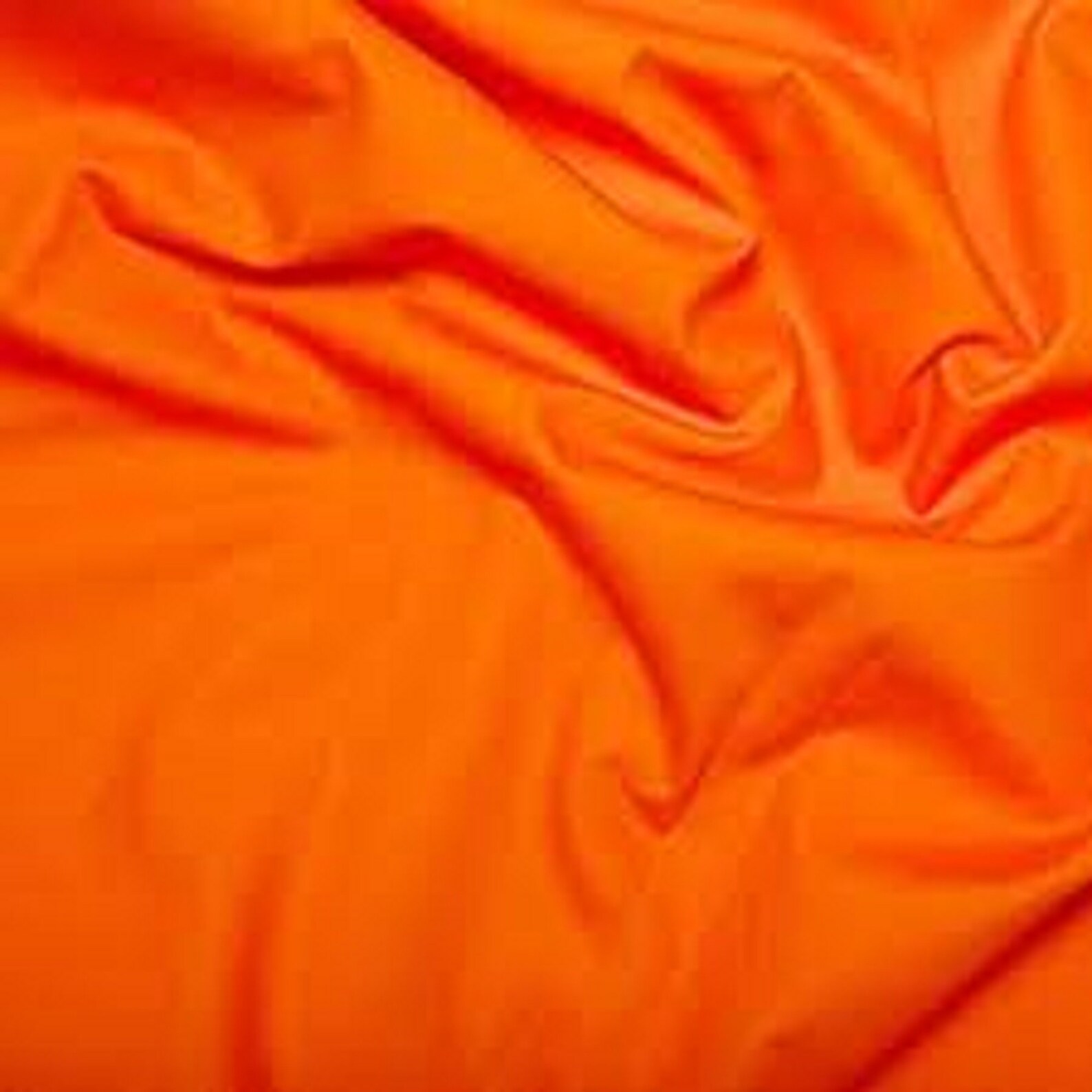 100% Pure Cotton Orange Fabric by the Yard black cotton | Etsy