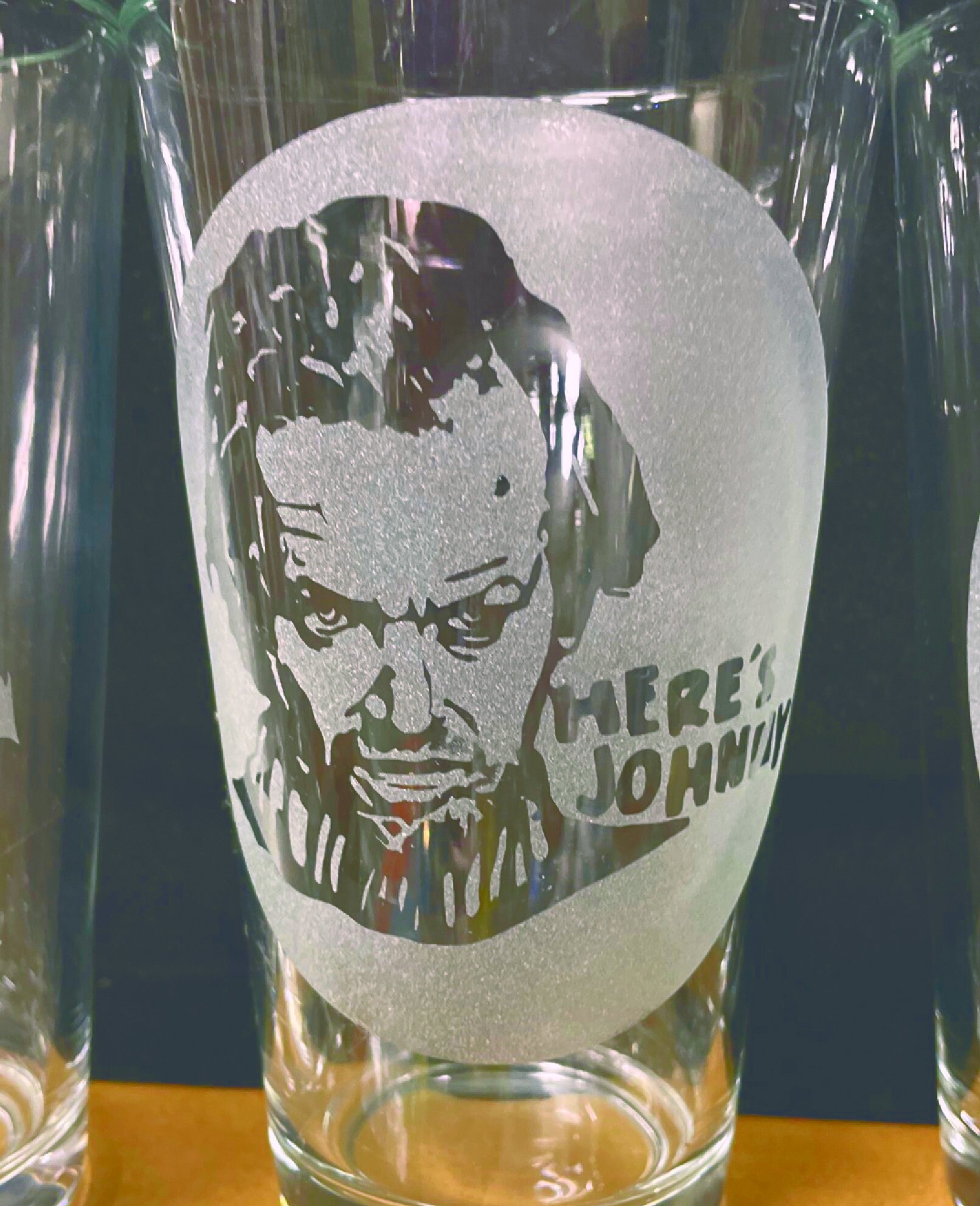 Set of 4 Horror Movie Beer Glasses. - Etsy