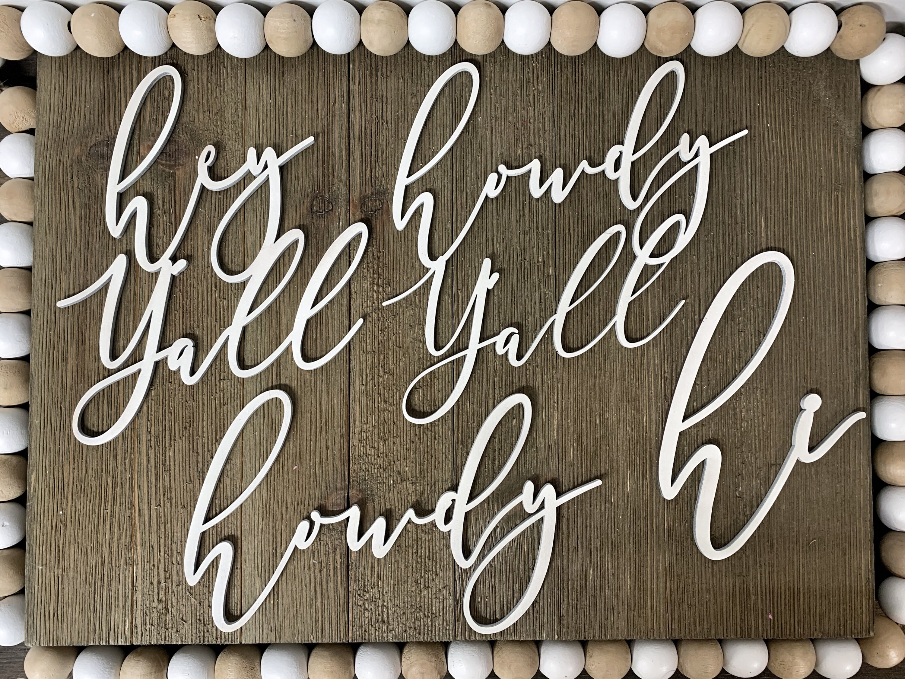 Hey Y'all Howdy Y'all Welcome Hi SVG Bundle File for Laser Front Door ...