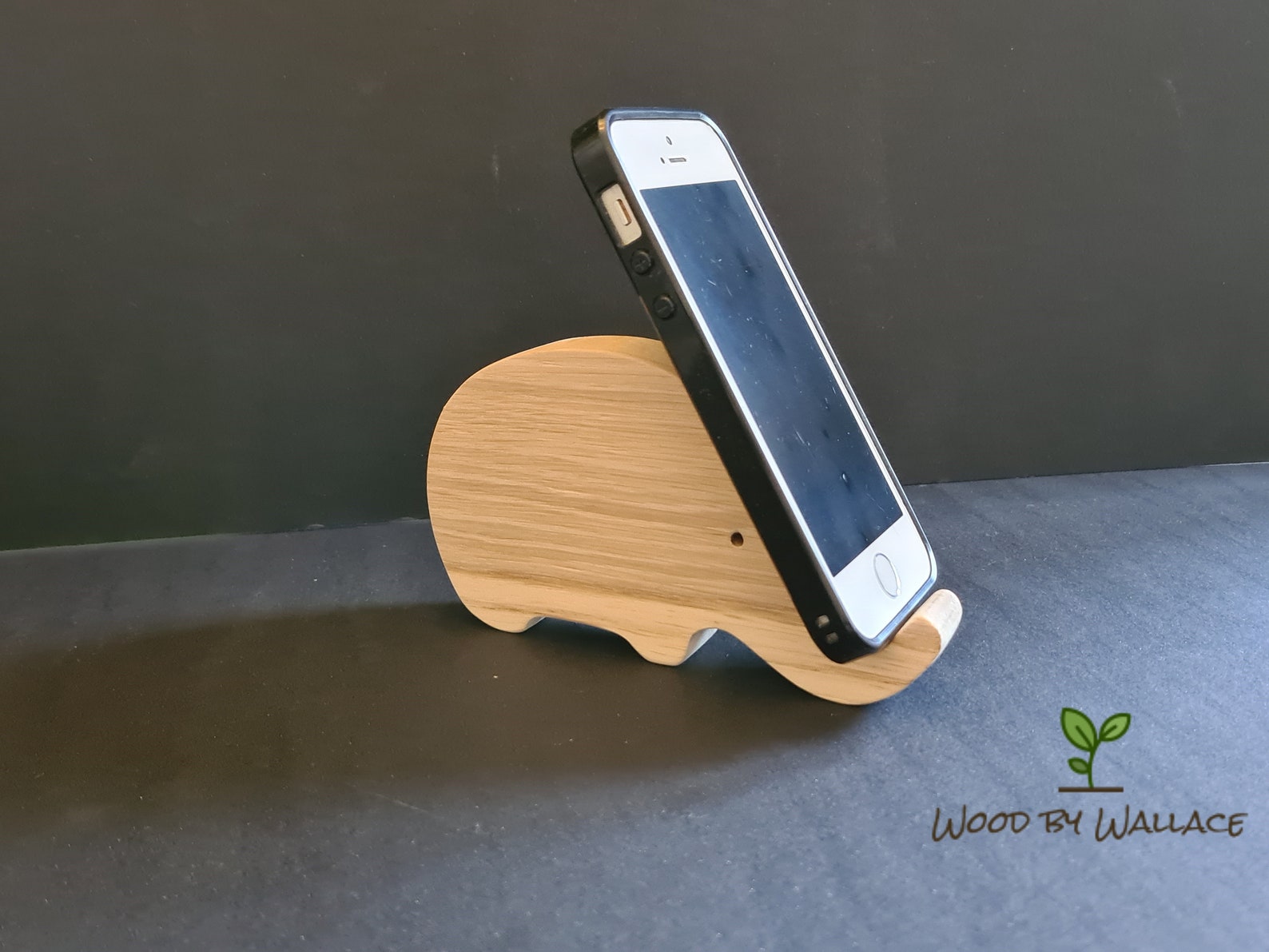 Wooden Elephant Style Phone Holder - Etsy
