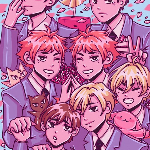 The Host Club Fan Art Print - Etsy