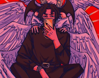 Satan/ryo // Devilman Crybaby // A4 Art Print - Etsy UK