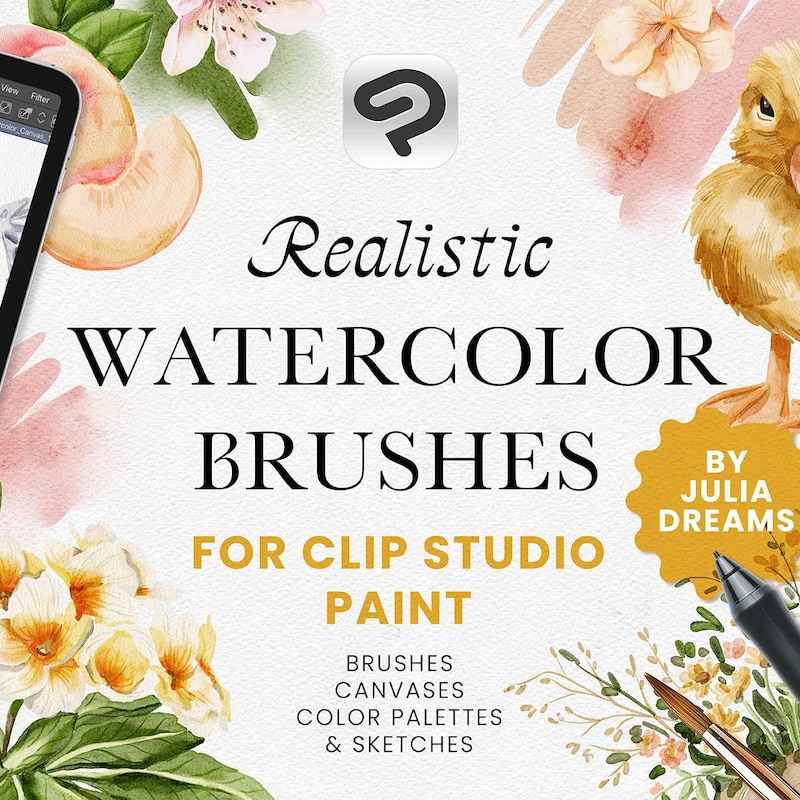 Clip Studio Paint Brushes - Etsy