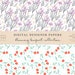 Blooming Bouquet Digital Paper Set - Scrapbook Paper - Seamless ...