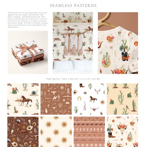 Wild West Watercolor Digital Clipart Set - Boho Wedding Invitation ...