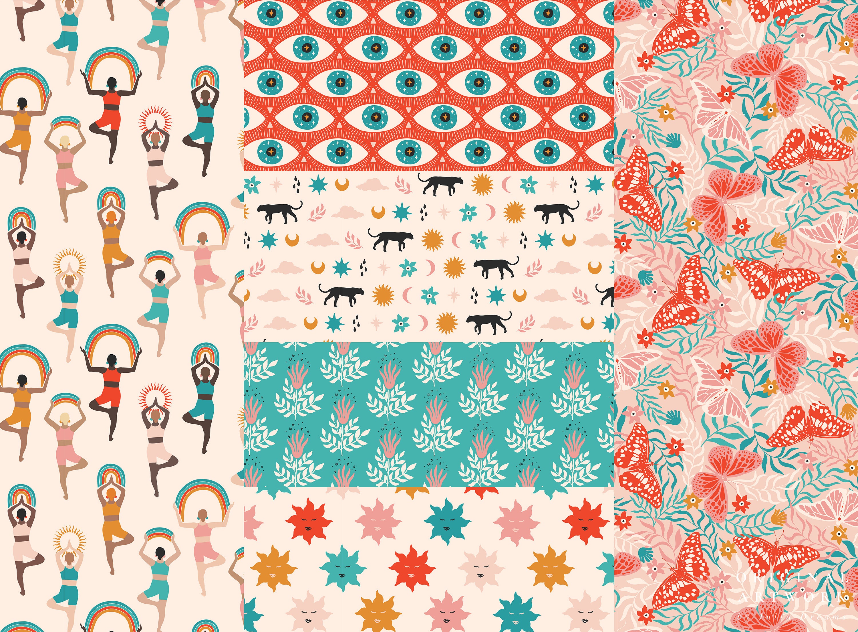 Shine Bright Digital Paper Set Sun Scrapbook Paper | Etsy